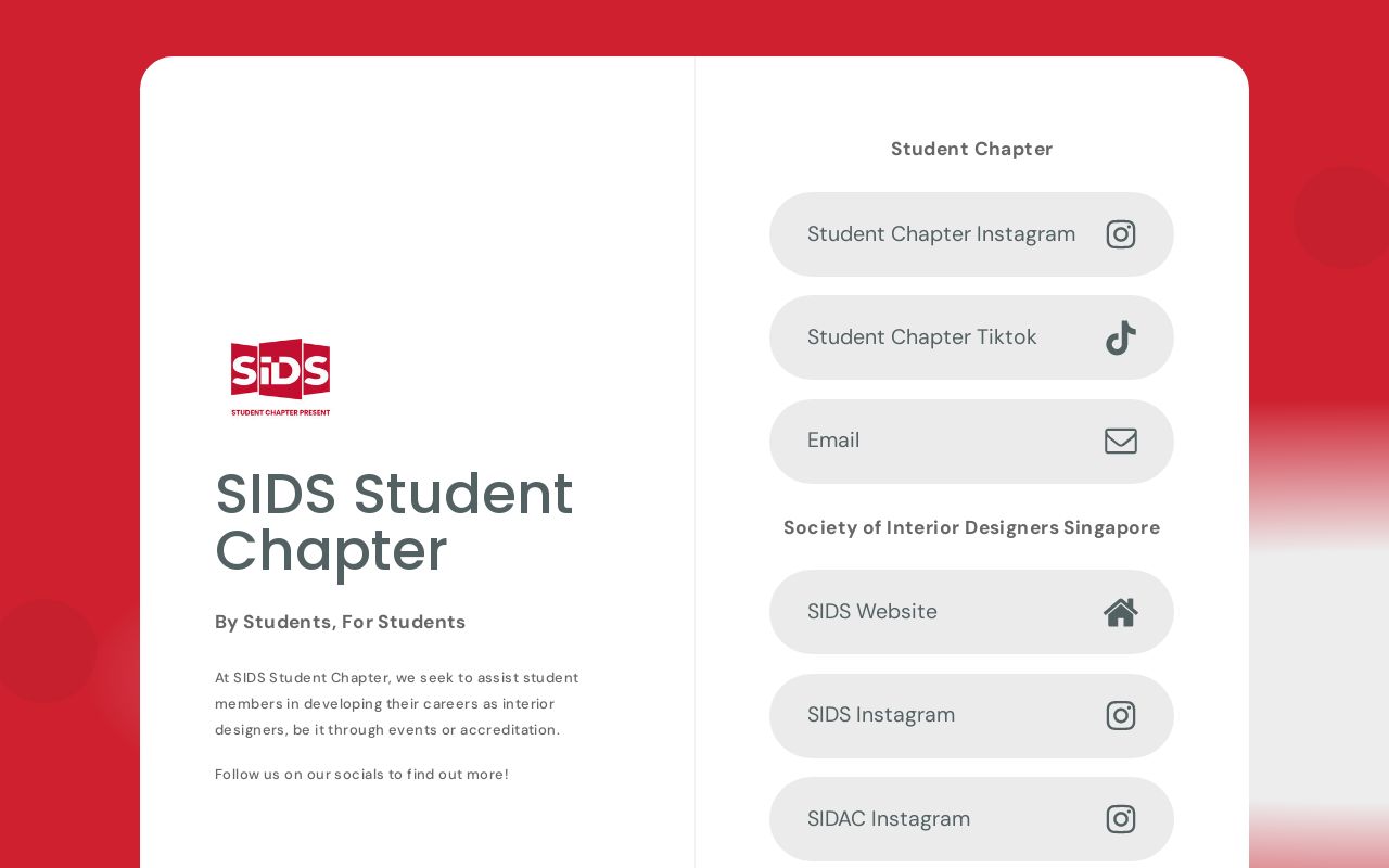 SIDS Student Chapter